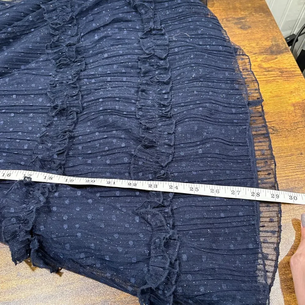 Speechless | Dresses | Speechless Size 5 Mini Dress Navy Tulle Sparkle ...
